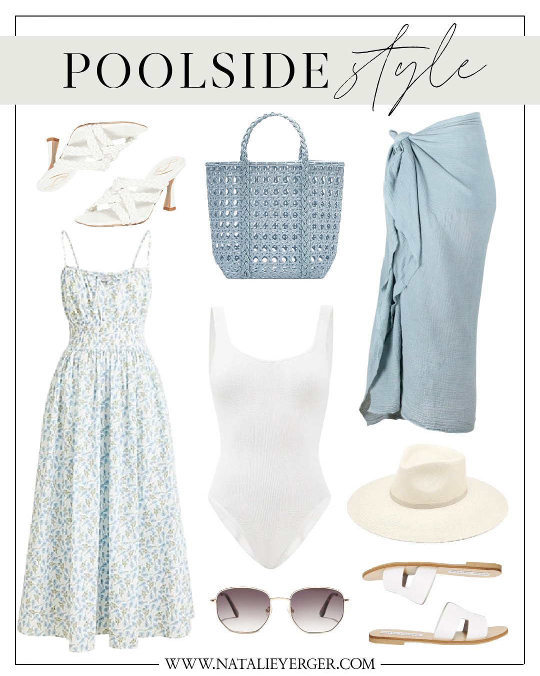 9 Head-to-Toe Poolside Looks | Natalie Yerger
