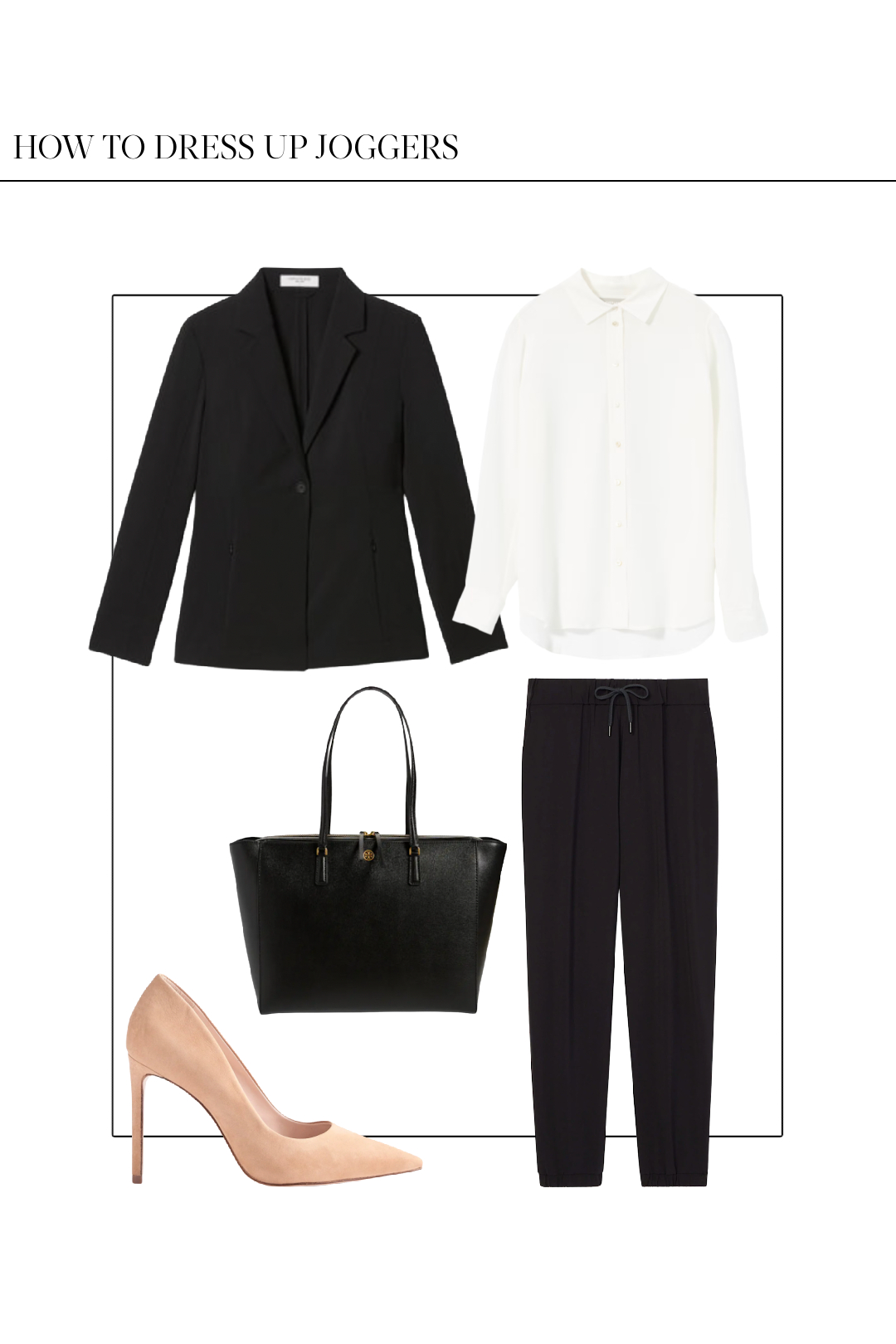 How to Dress Up Joggers | Natalie Yerger