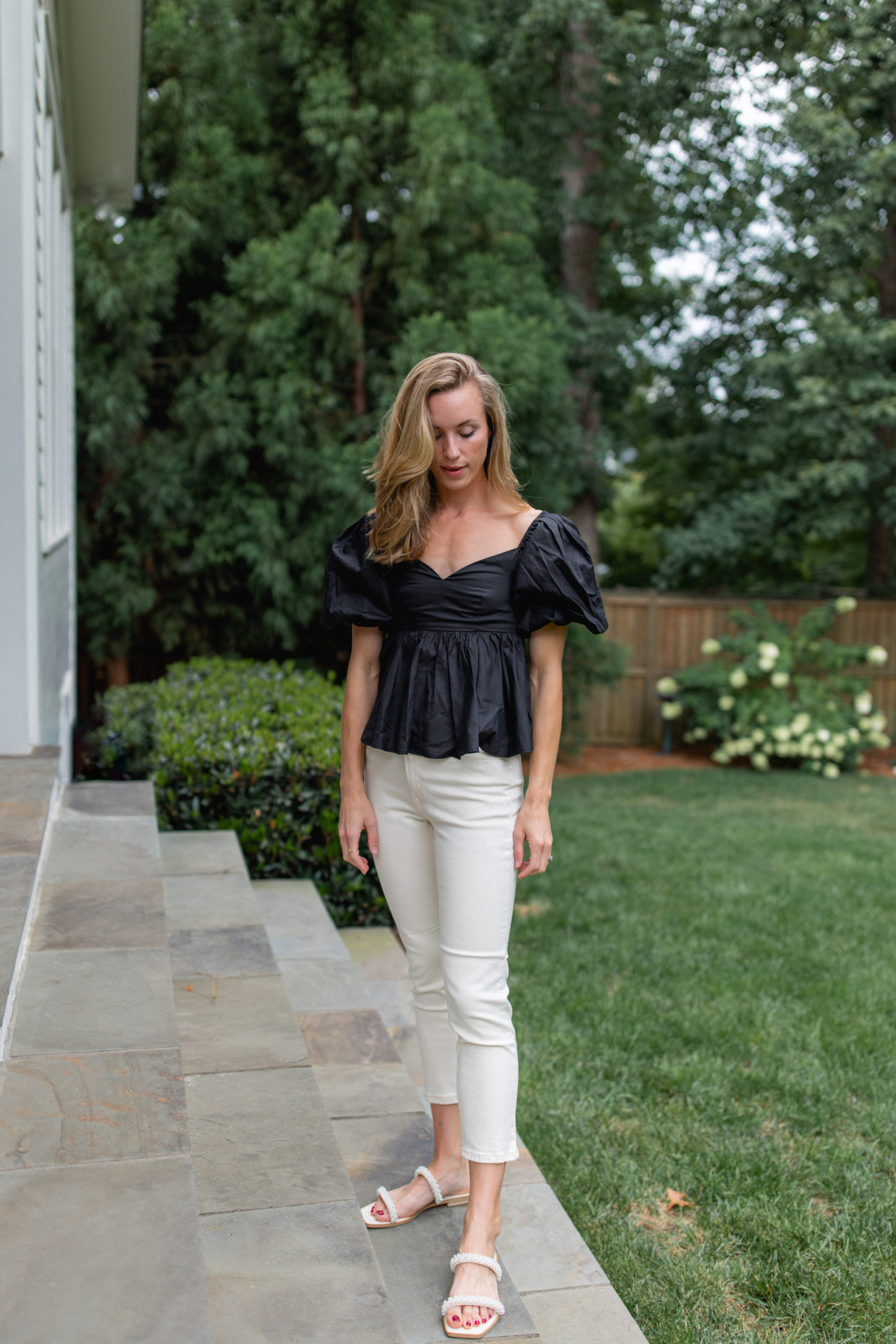 20 Black Puff Sleeve Tops that Are Perfectly Romantic | Natalie Yerger