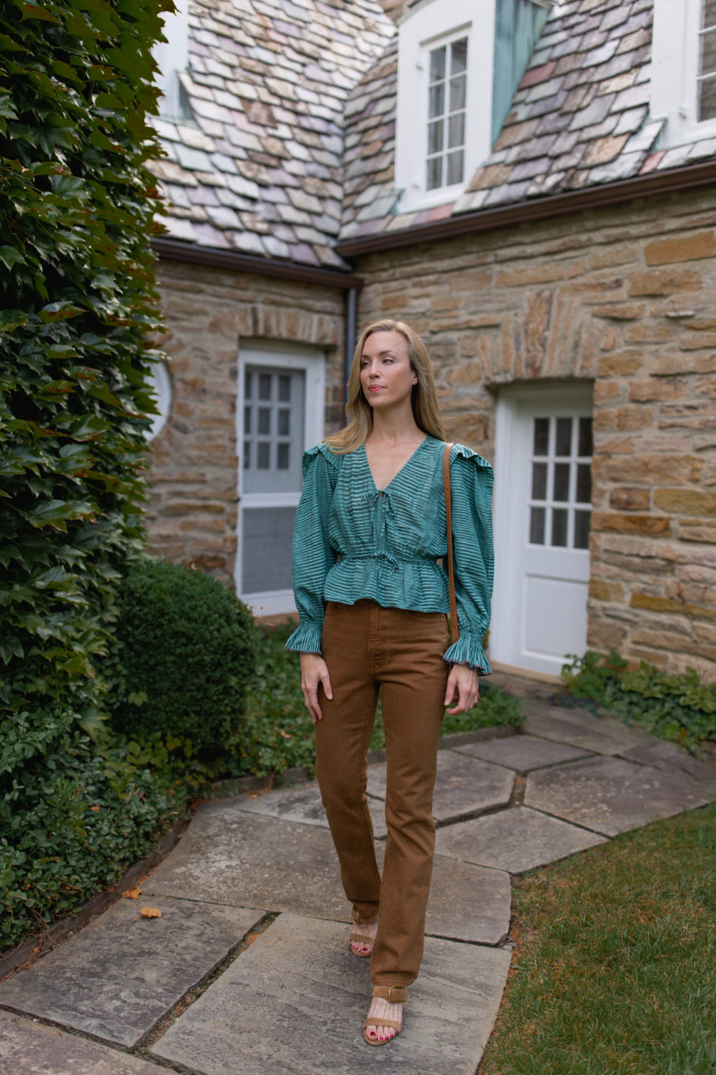 Brown and Teal Outfit Edit | Natalie Yerger