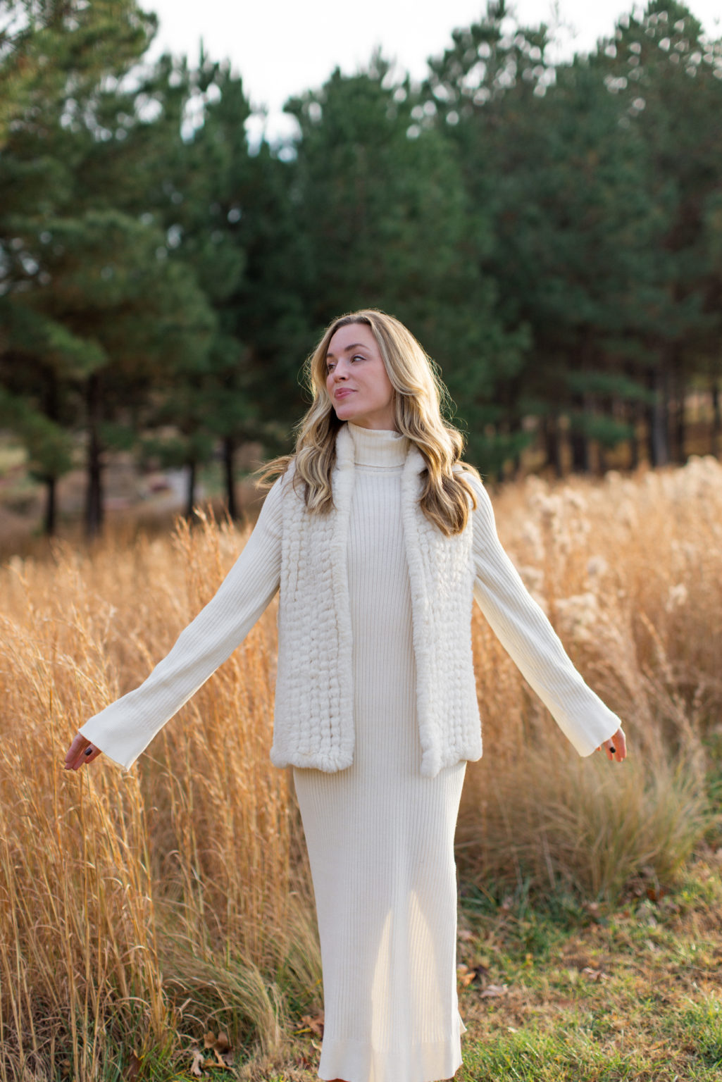 12 Winter White Sweater Dresses that Nail Cozy Chic | Natalie Yerger